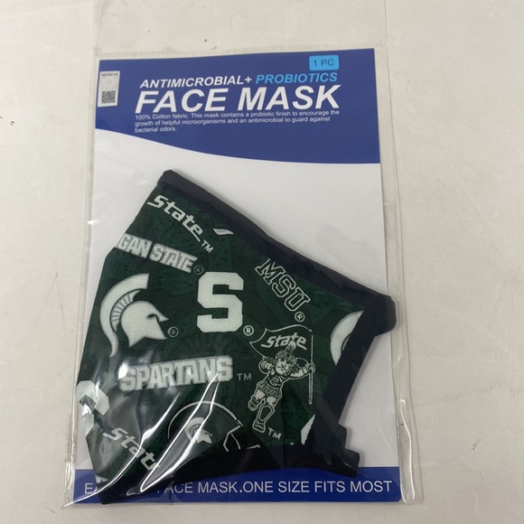 IWGCL | Accessories | Michigan State Spartans Face Mask Antimicrobial ...